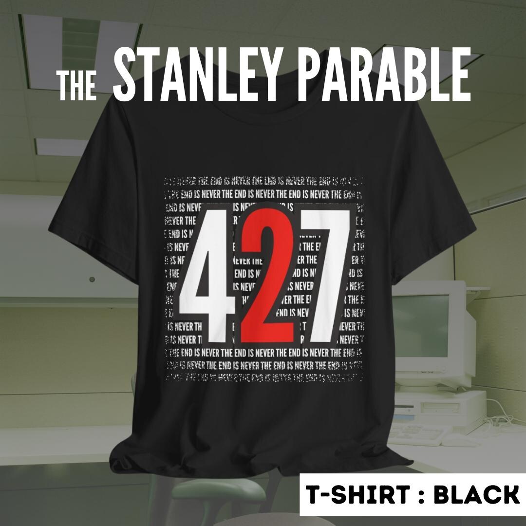 Stanley Parable Employee 427 the End is Never T-shirt: Video Game Tee ...