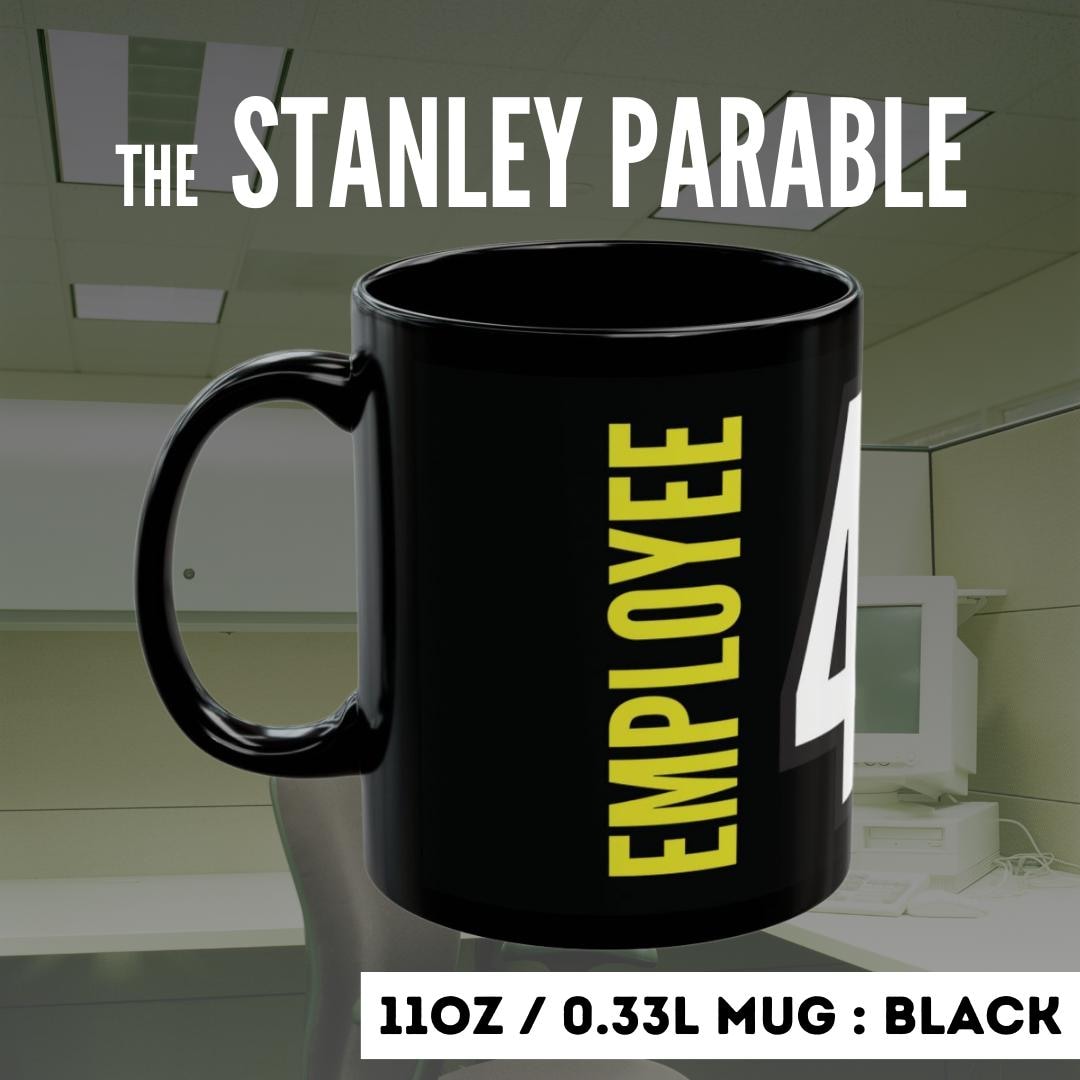Stanley Parable Employee 427 Mug Black 11oz (0.33L) | Video Game Fan ...