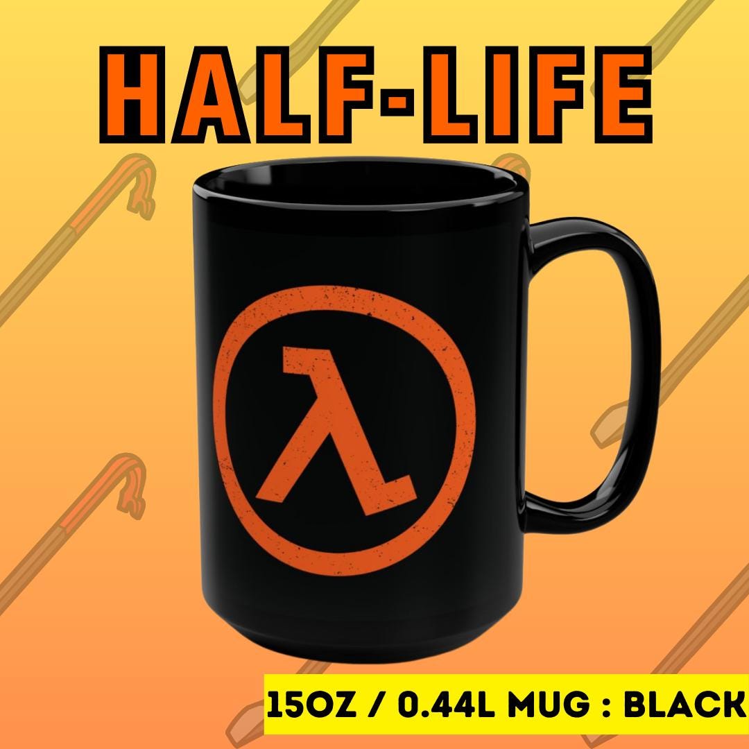 Half-life Lambda Video Game Mug: Geeky Gamer Gift (15oz) - Etsy