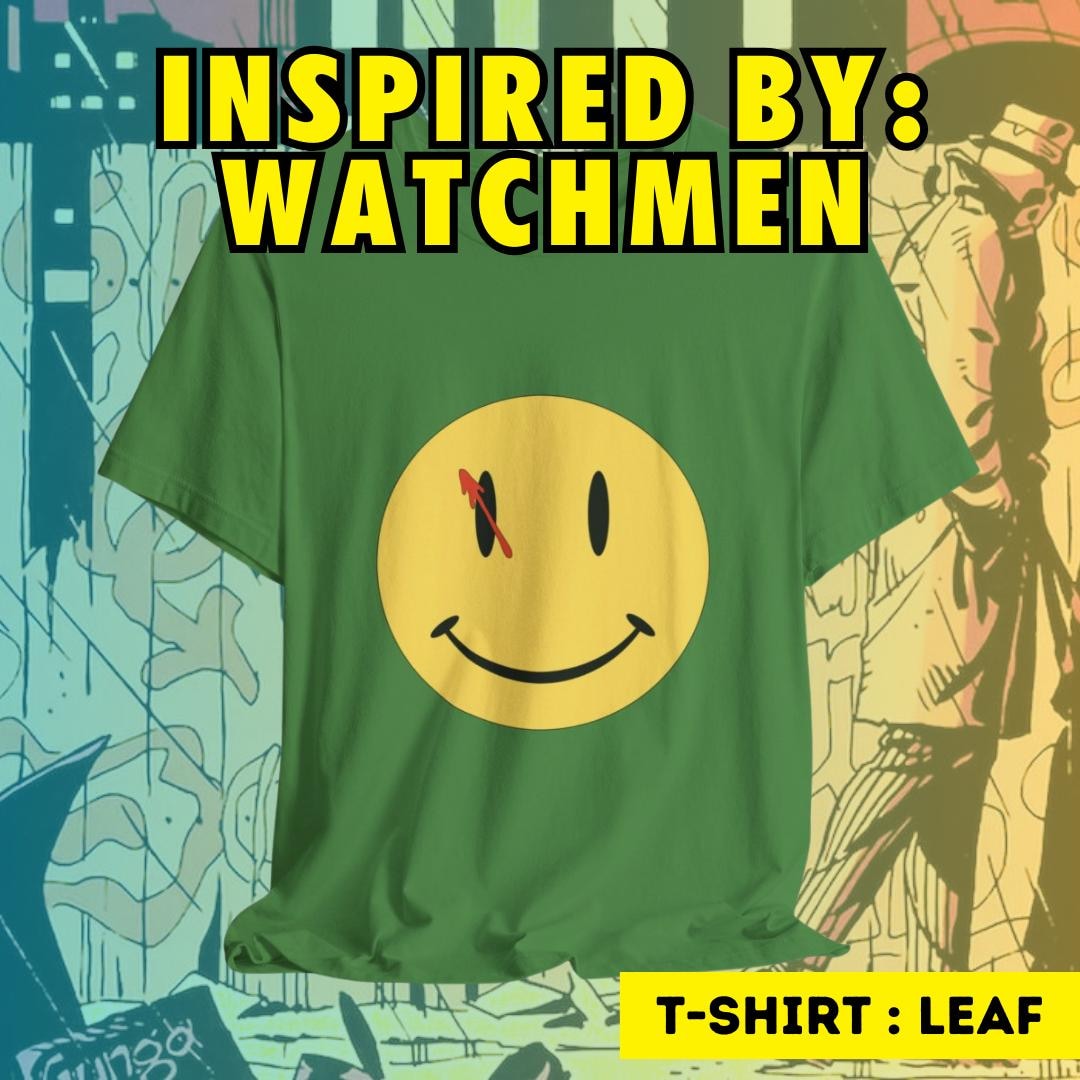 Watchmen Smiley Face Seymour Shirt | Comic Book Fan Shirt | Watchmen ...