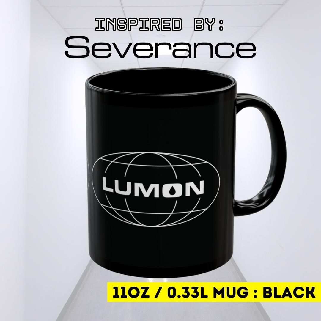 Severance TV Show Inspired Lumon Company Coffee Mug Black 11oz (0.33L ...