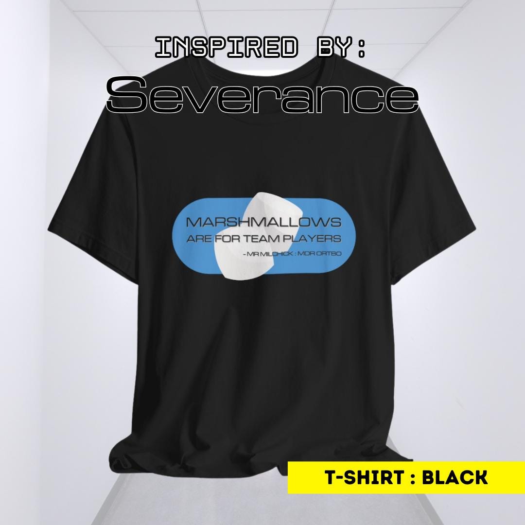 Severance TV Show Inspired Marshmallows T-shirt | Sci-fi TV Show ...