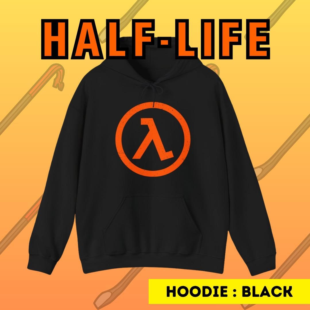 Half Life Video Game Hoodie | Valve Games | Video Game Fan Hoodie ...