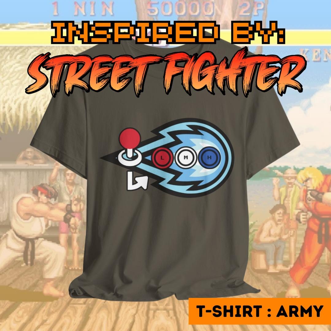 Street Fighter 2 Arcade Hadouken T-shirt: Retro Gamer Tee - Etsy