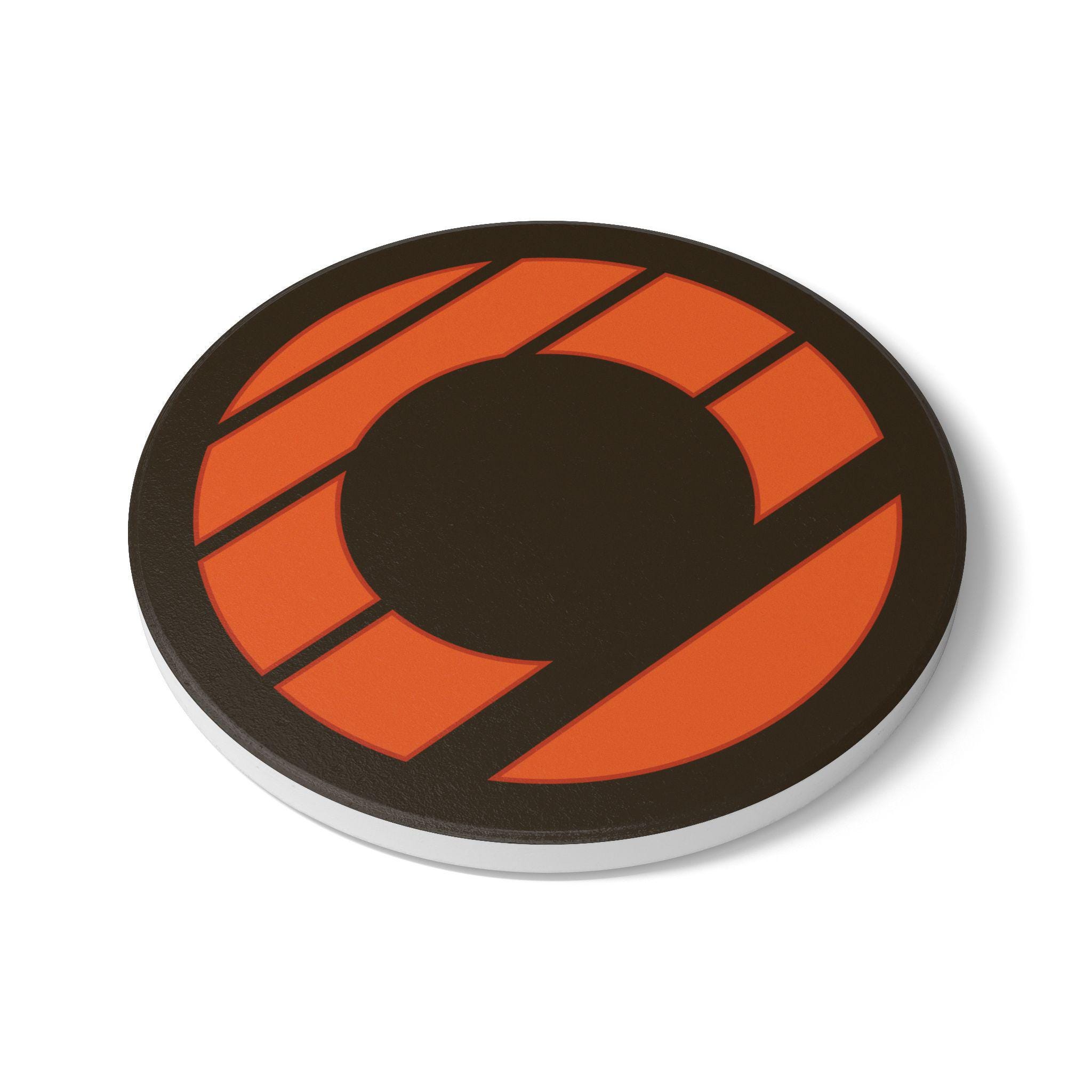 Portal Aperture Science Coaster: 1970s Style Retro Game Fan Gift (brown ...