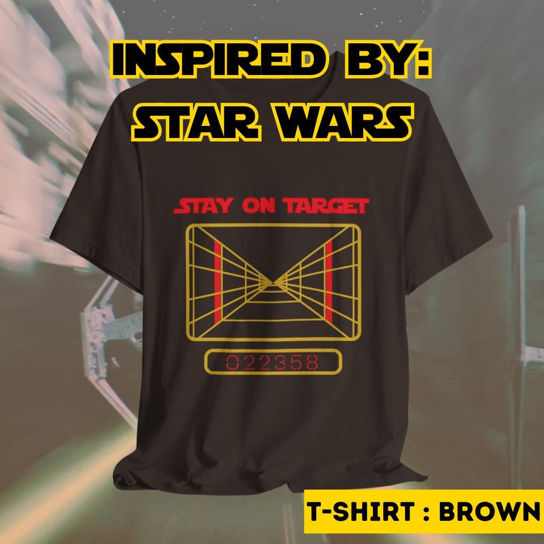 Star Wars Trench Run T-shirt: A New Hope Targeting Graphic - Etsy