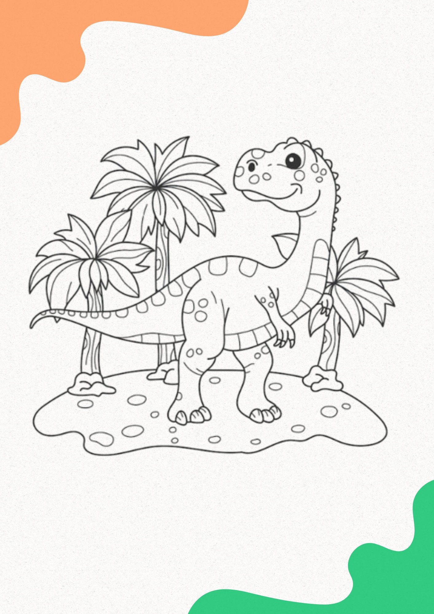 Easy Coloring Pages for Kids Toddlers Preschoolers Toddlers Coloring ...