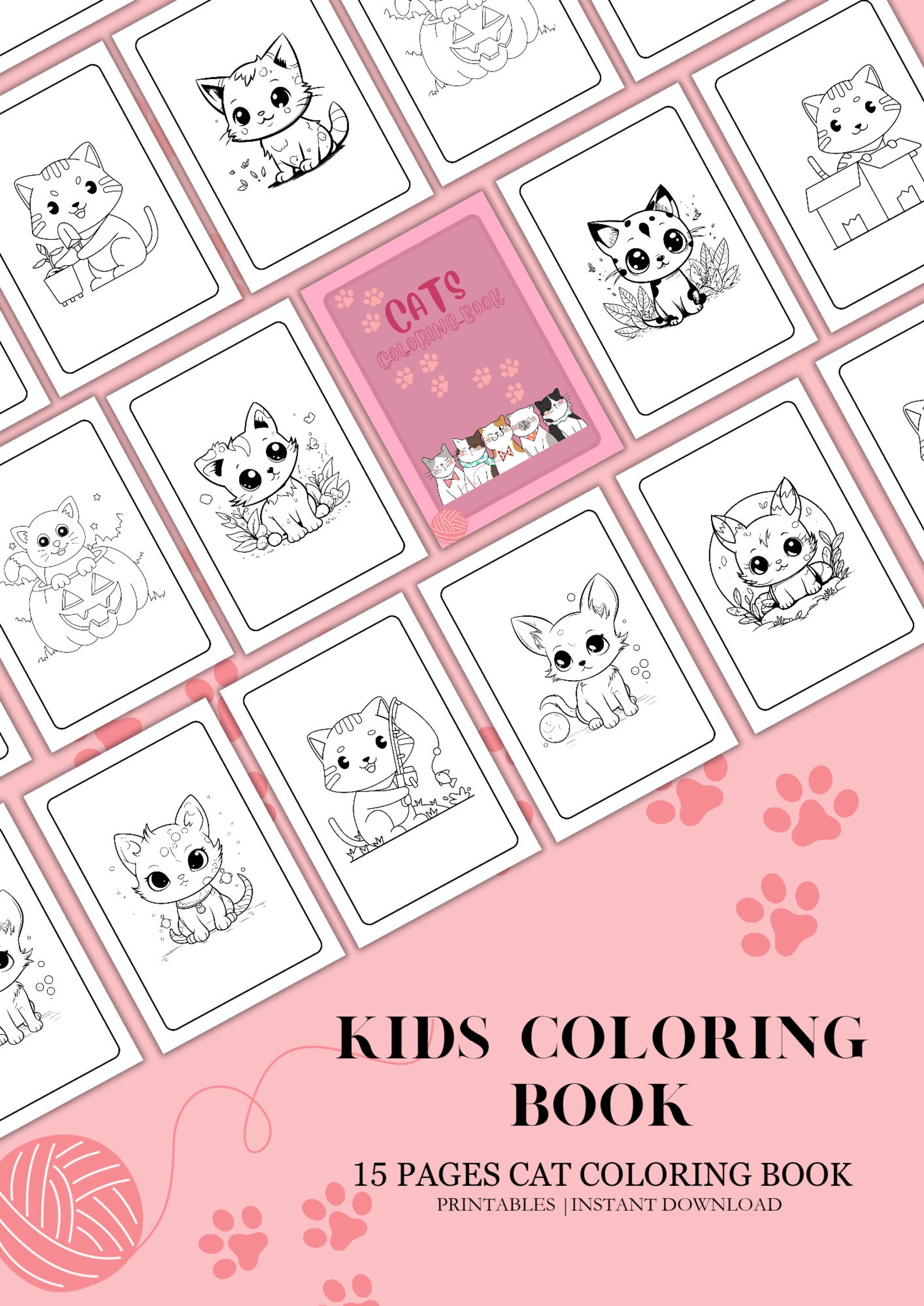 Printable Coloring Books for Kids Cats Coloring Book Coloring Books for ...