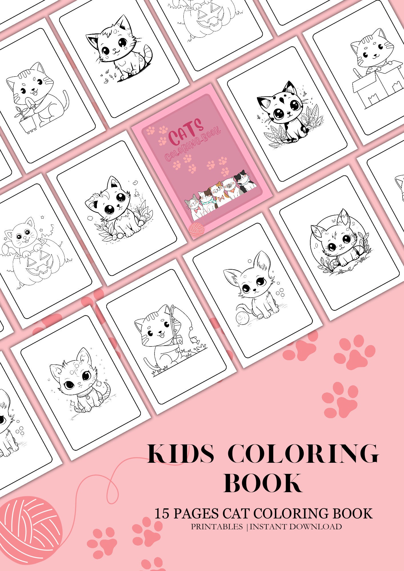 Printable Coloring Books for Kids Cats Coloring Book Coloring Books for ...