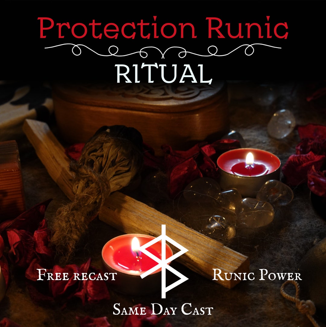 Protection Runic Reading Permanent Spell, White Magic, Occult Magic ...