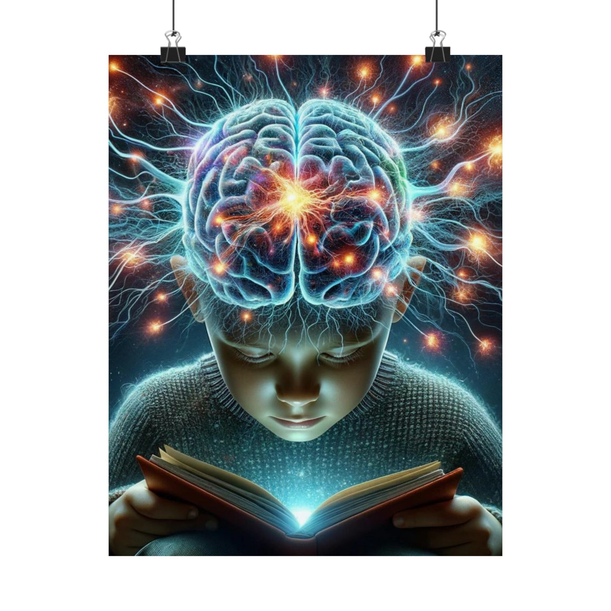 Power of Reading | Reading Poster | Brain Power | Unleash the Mind ...