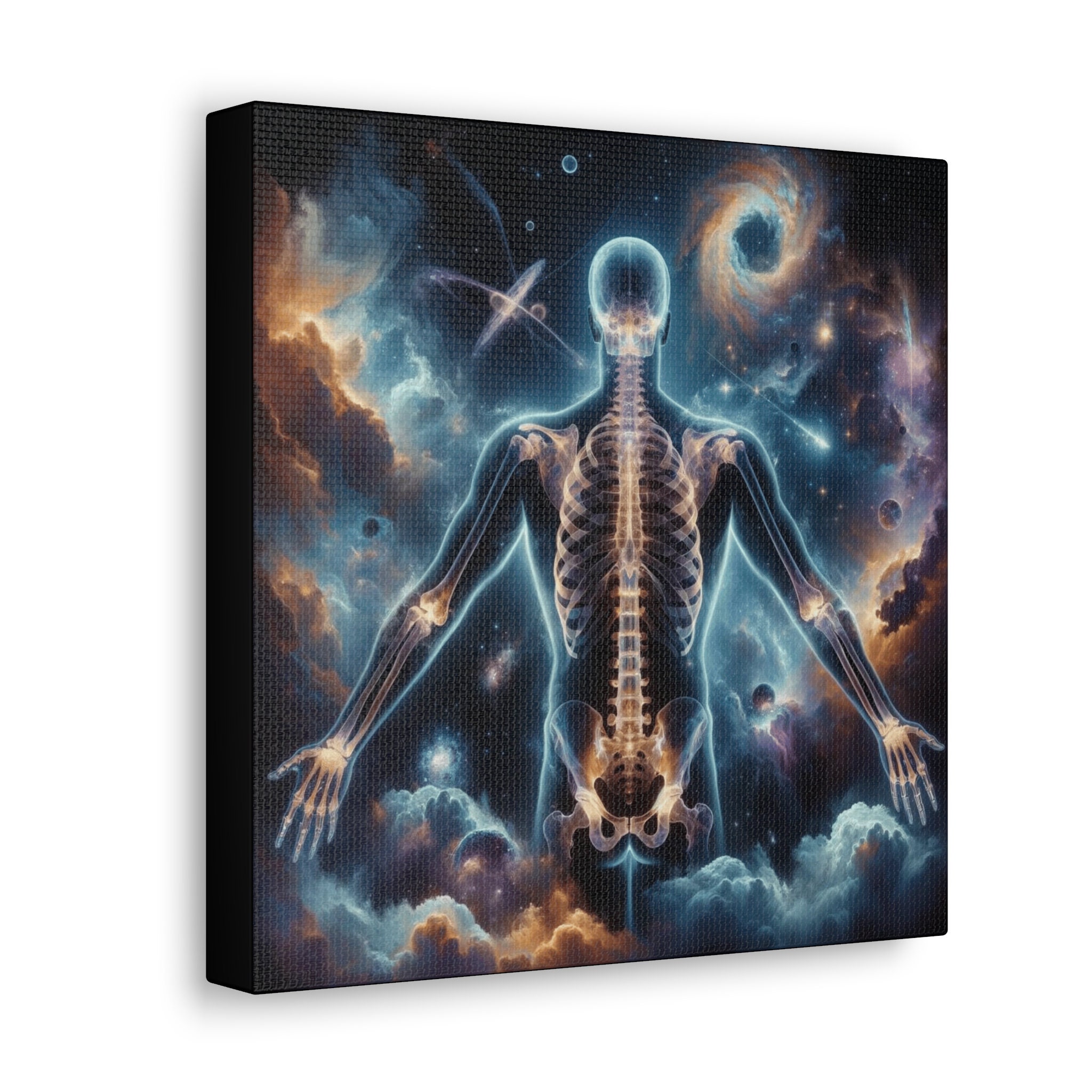 X-ray Art | Cosmic Skeleton | Radiology Gift | Skeleton Art | Human ...