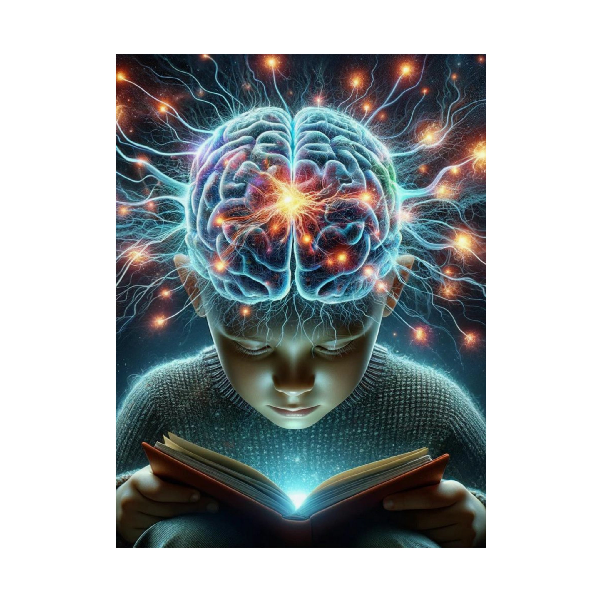 Power of Reading | Reading Poster | Brain Power | Unleash the Mind ...