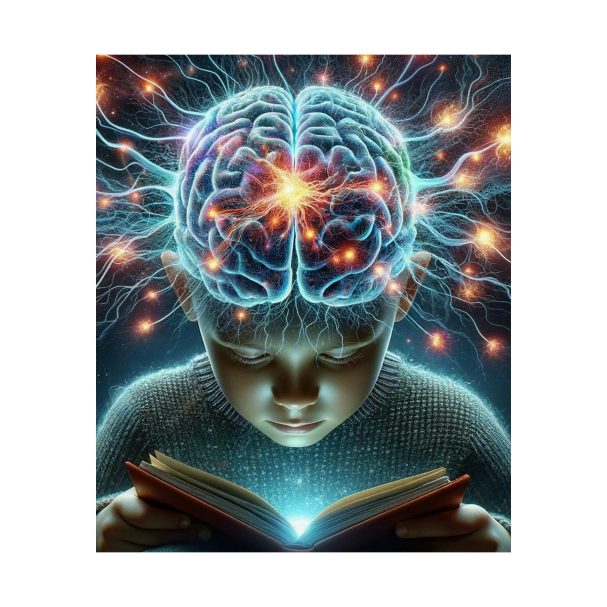Power of Reading | Reading Poster | Brain Power | Unleash the Mind ...
