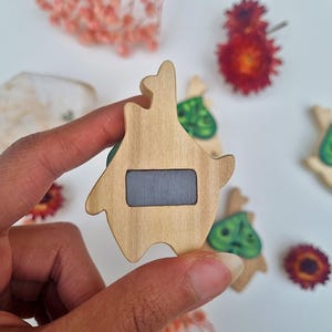 Makar Korok Magnet Zelda BOTW TOTK Wood - Etsy