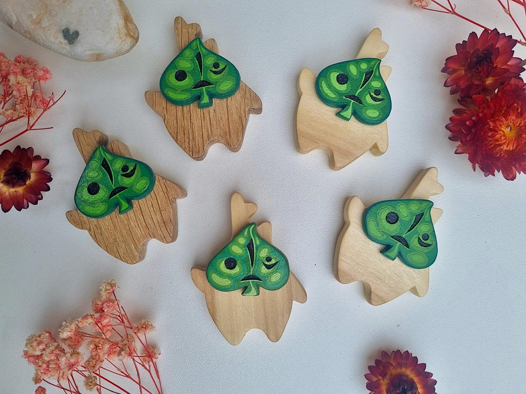 Makar Korok Magnet Zelda BOTW TOTK Wood - Etsy