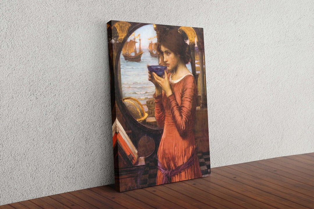John William Waterhouse Destiny Large Gallery Framed Canvas Wall Art ...