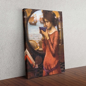 John William Waterhouse Destiny Large Gallery Framed Canvas Wall Art ...
