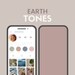 Earth Tones Instagram Highlight Covers: 32 Neutral Story Icons (digital ...