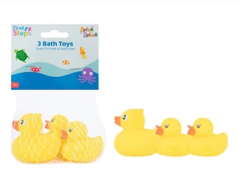 Rubber Duck, Small Cute Ducky, Bath Toy. Great Bath Time. Squeeze and ...