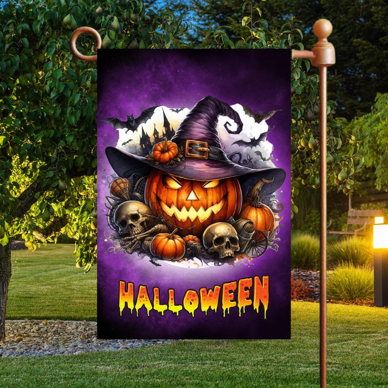 Halloween Flags - Etsy