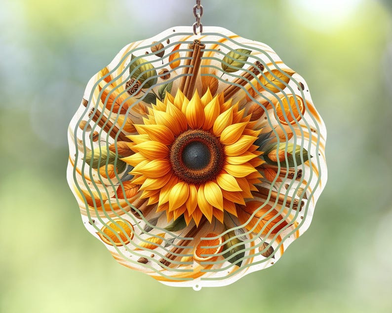 Fall Vibes Wind Spinner Bundle, Sublimation Design, Autumn Wind Spinner ...