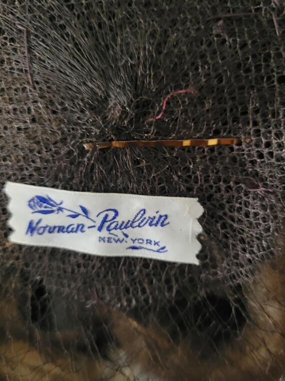 1960s Norman Paulvin Hat - Gem