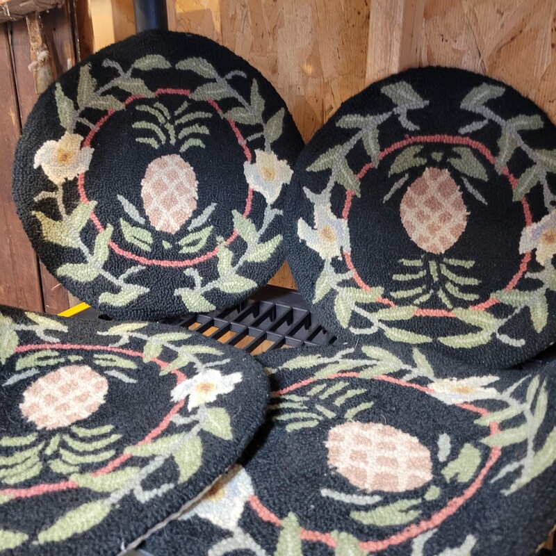 Hooked Chair Pads - Etsy