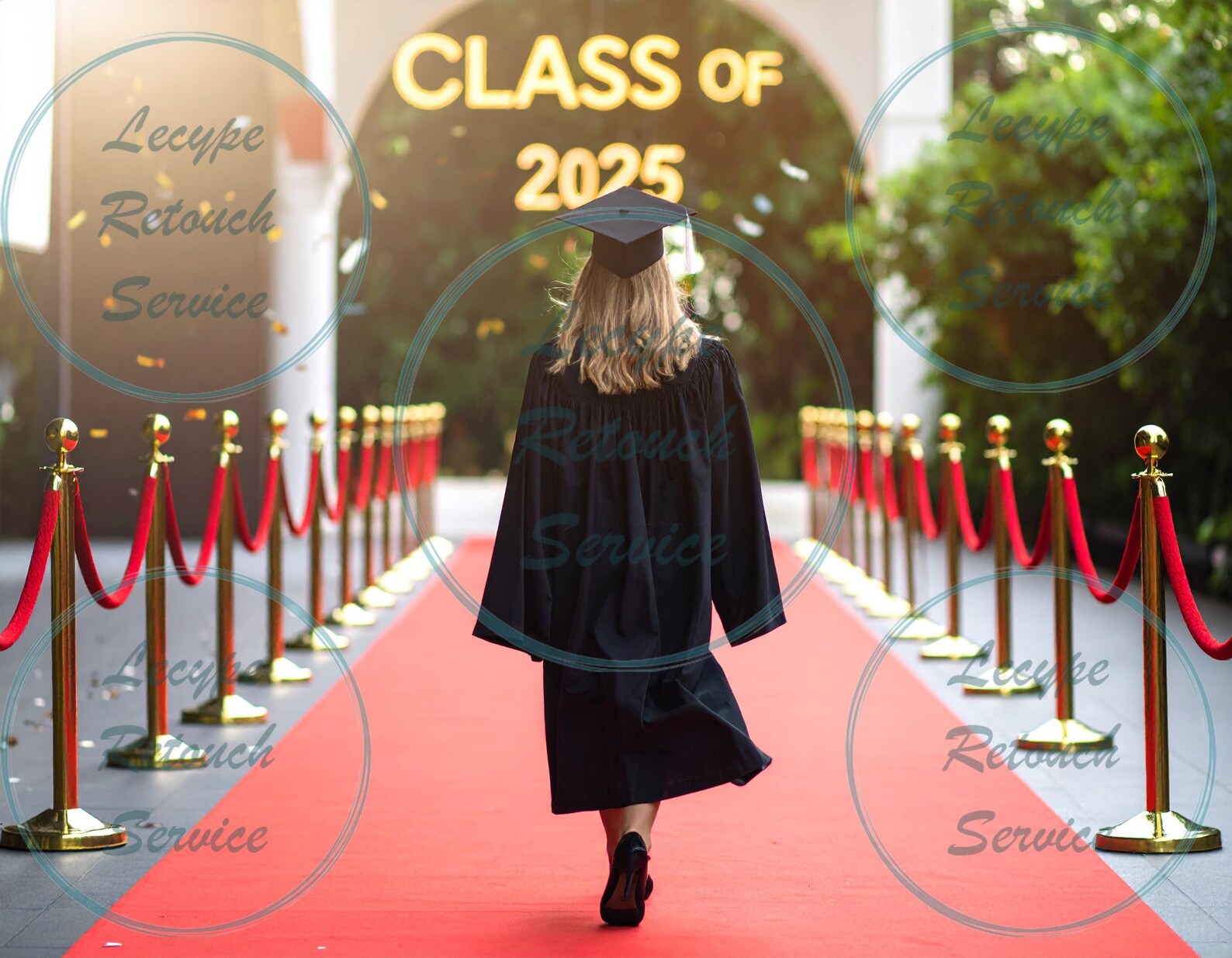 Class of 2025 Graduation Backdrop: Red Carpet Digital Background (5 JPG ...