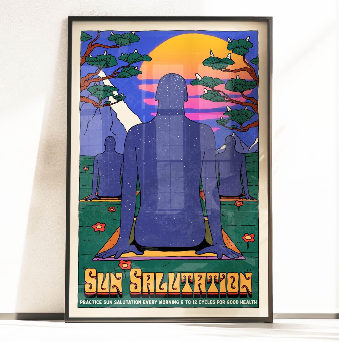 Sun Salutation. Large Format Print. - Etsy