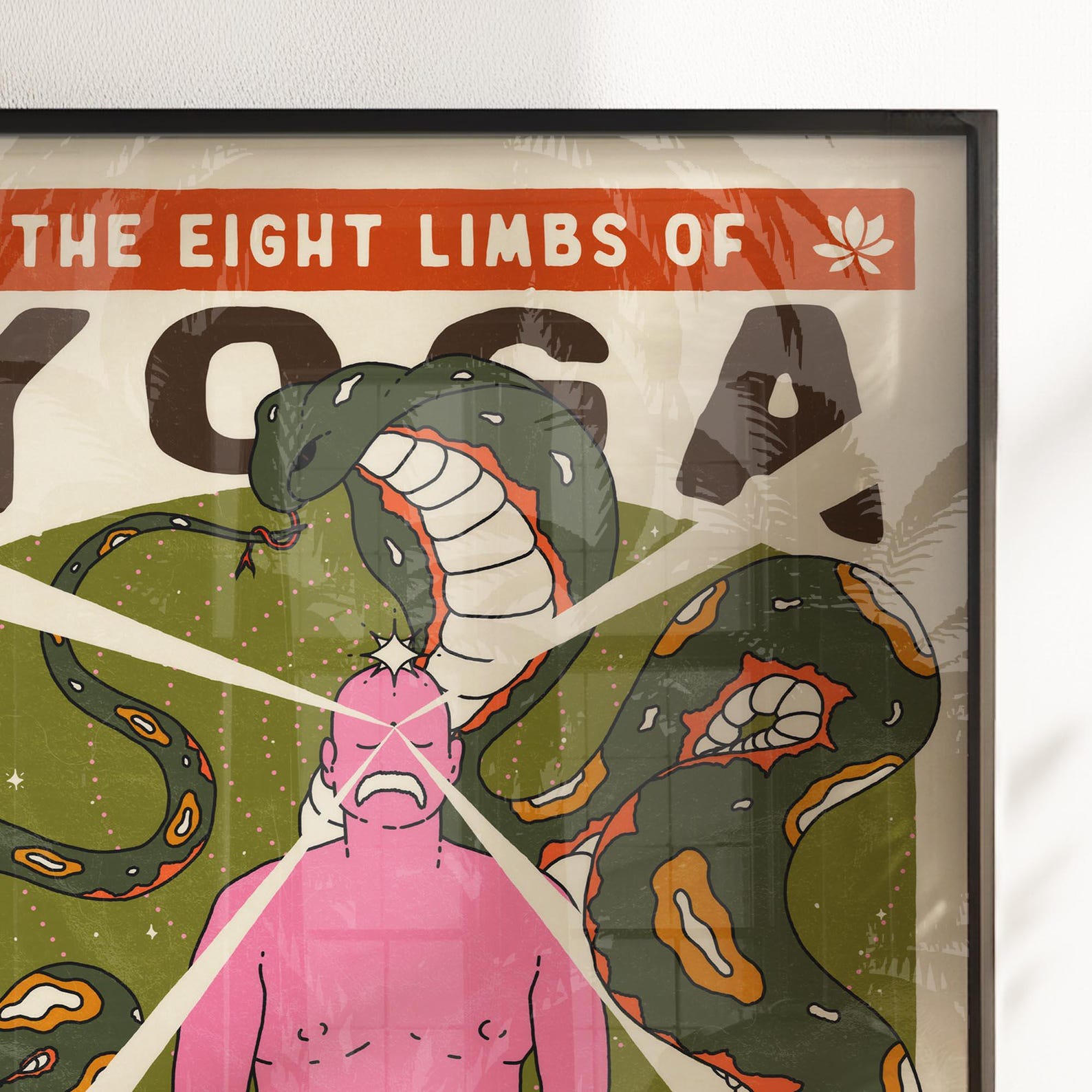 The Eight Limbs of Yoga Poster. the Yoga Sutras of Patanjali Print ...