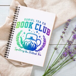 Suriel Tea Co Book Club Graphic Trendy Bookish Gift for Bookworms ...