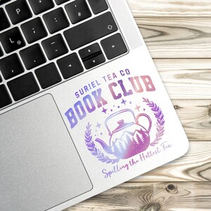 Suriel Tea Co Book Club Graphic Trendy Bookish Gift for Bookworms ...