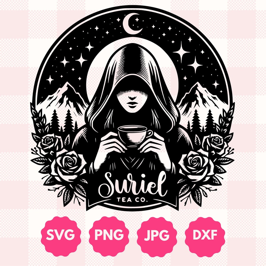 Suriel Tea Co Graphic Gift for Bookworms, Fantasy Readers Gift, Bookish ...