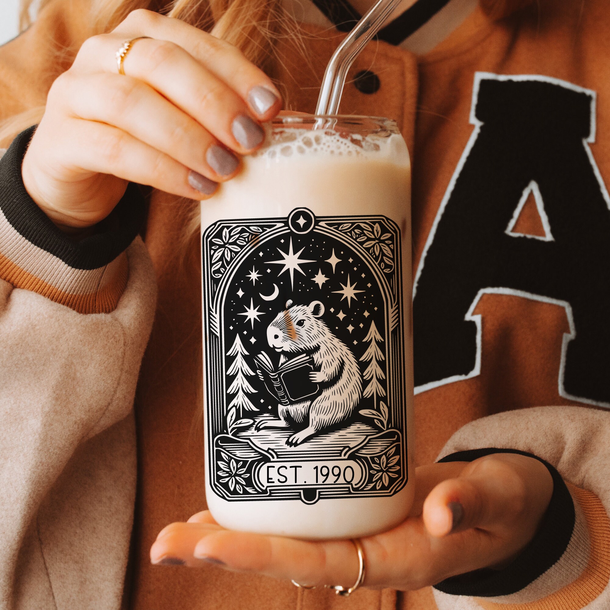 Capybara Reader Tarot Graphic Gift for Bookworms, Readers Gift Bookish ...