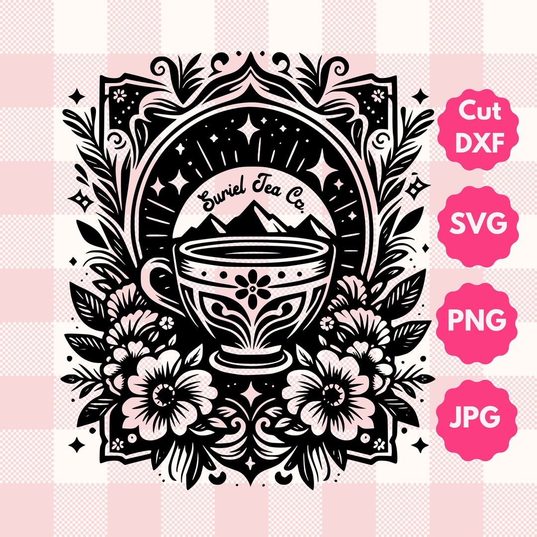 Suriel Tea Tarot Graphic | Gift for Bookworms, Fantasy Readers Gift ...