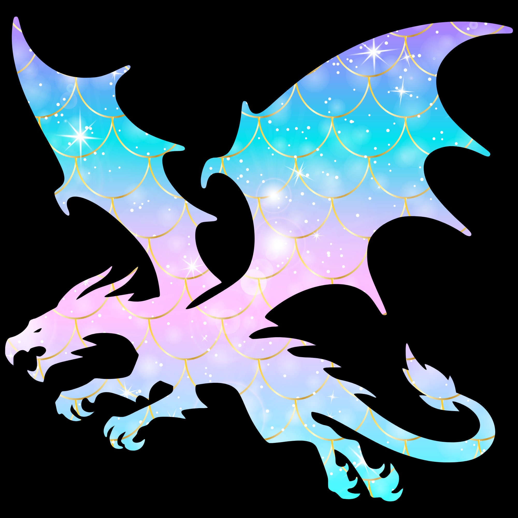 Dragon Canva Frame Easy Drag and Drop Canva Frame, Add Your Own Photo ...