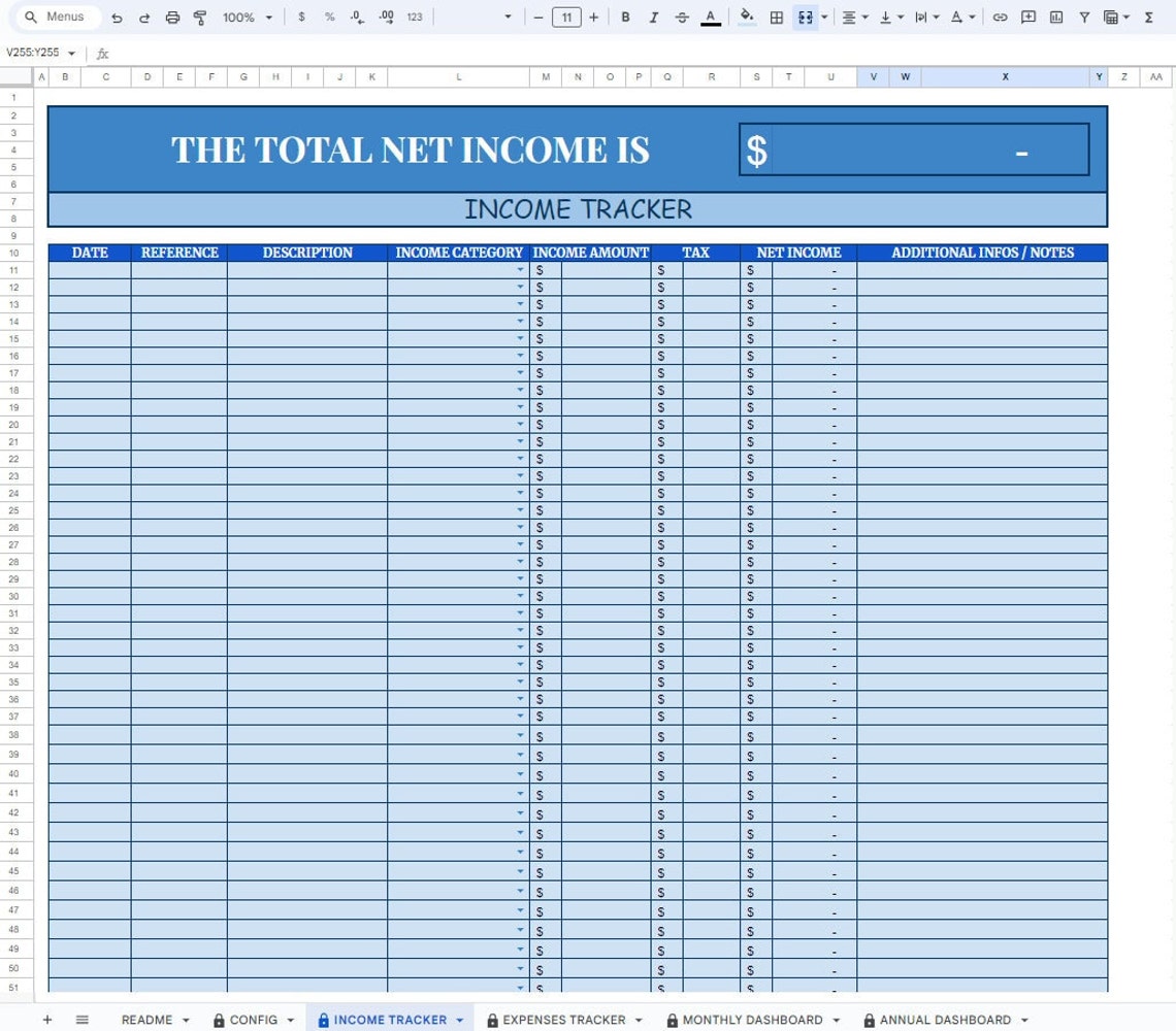 General Bookkeeping Template | Turo Bookkeeping Spreadsheet | Easy ...