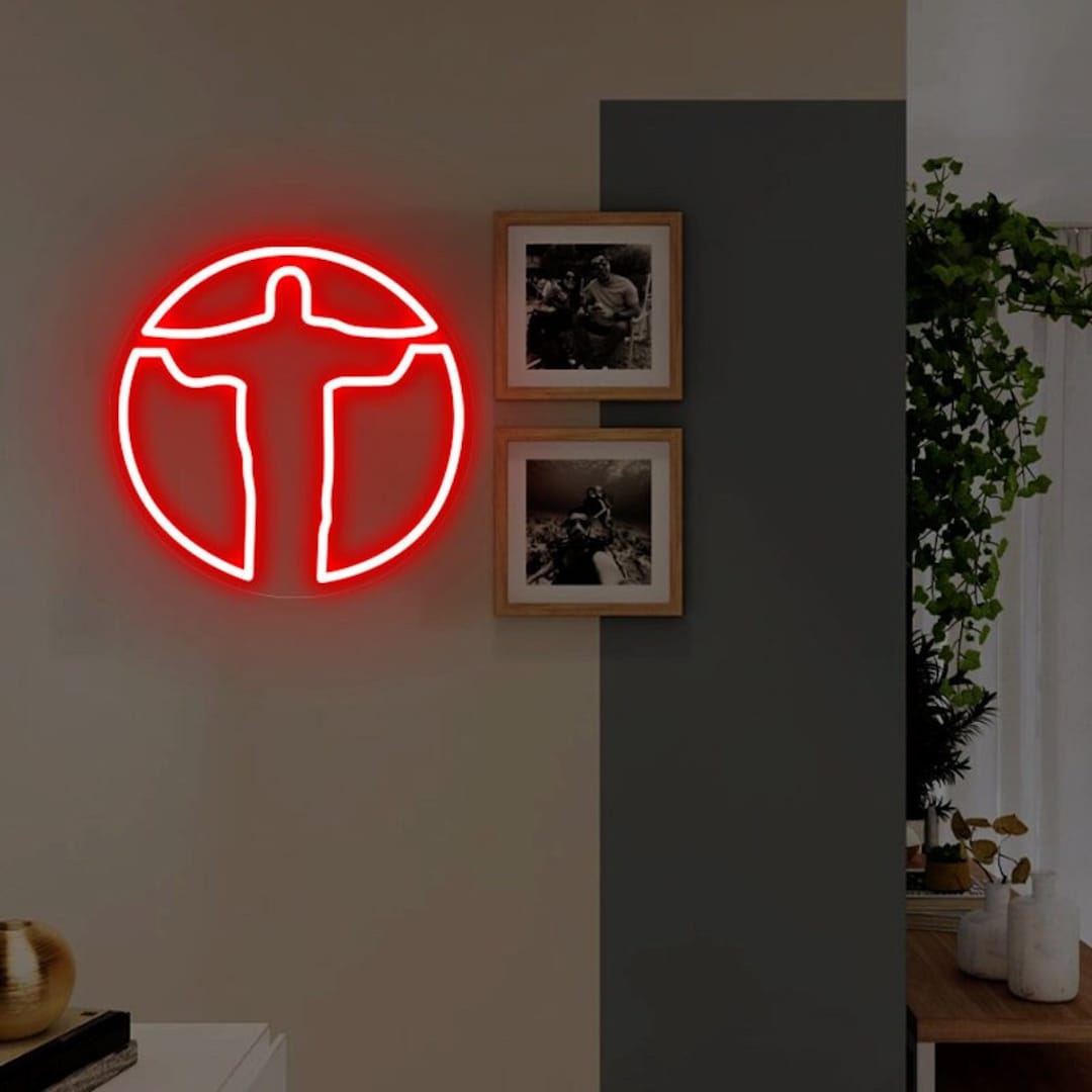 Jesus Neon Sign, Jesus Neon Light Wall Art, Jesus Decor, Jesus Home ...