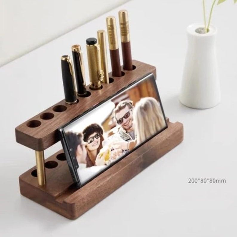 Phone Holder, Pencil Holder,business Card Holder,office Decor - Etsy