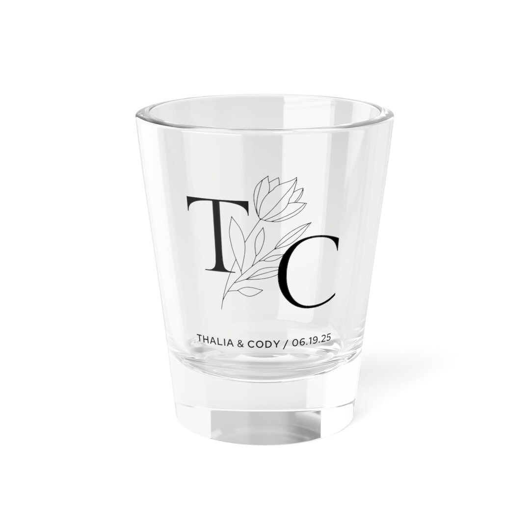 Personalized Wedding Shot Glasses Personalized Shot Glasses Wedding Favors Wedding Shot
