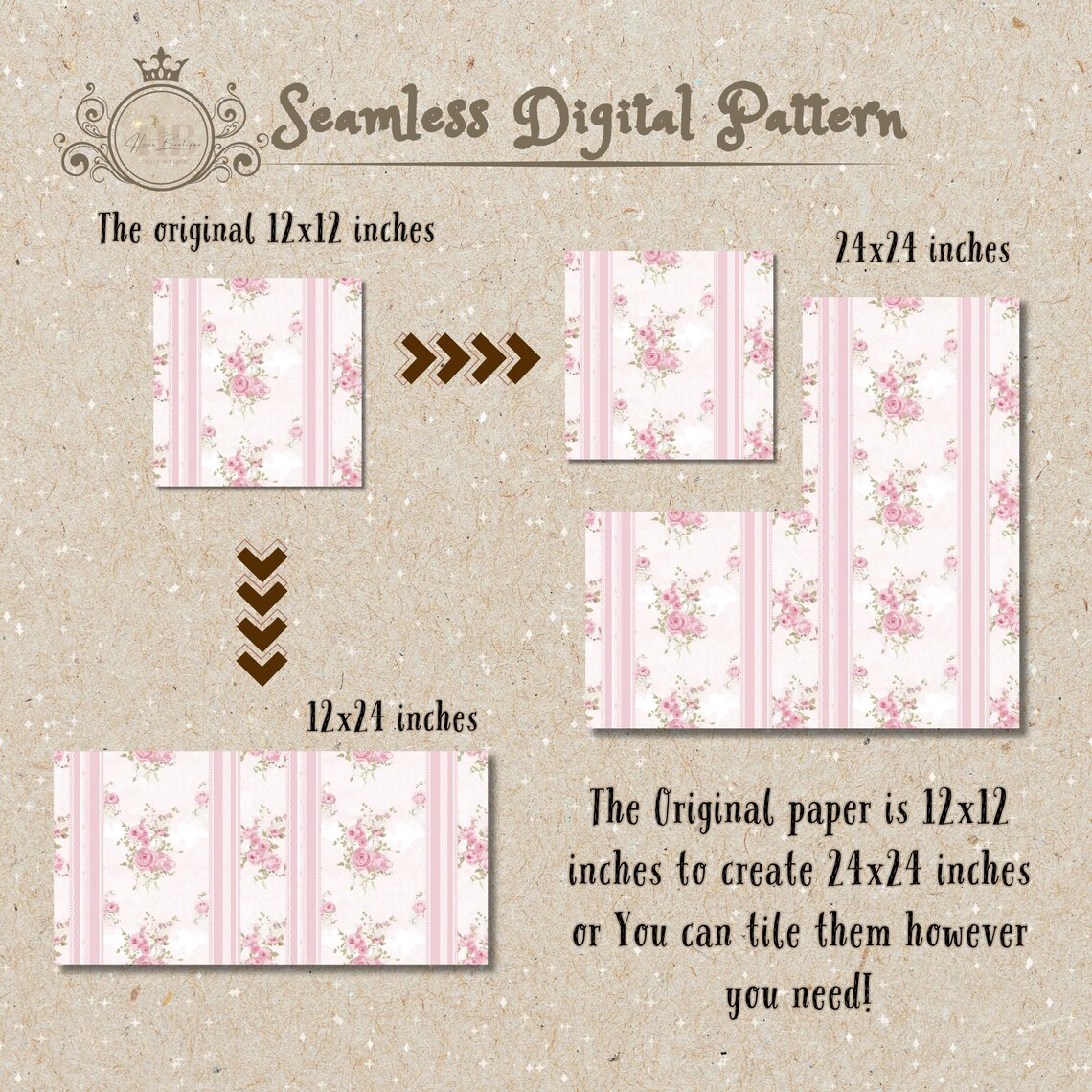 Blue Toile Coquette Seamless Patterns Bows Digital Paper Wallpaper ...