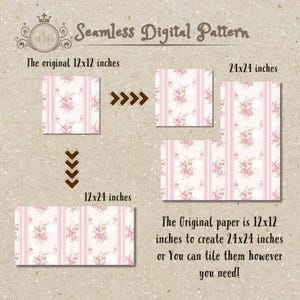 Pink Toile Coquette Seamless Patterns Bows Digital Paper Wallpaper ...