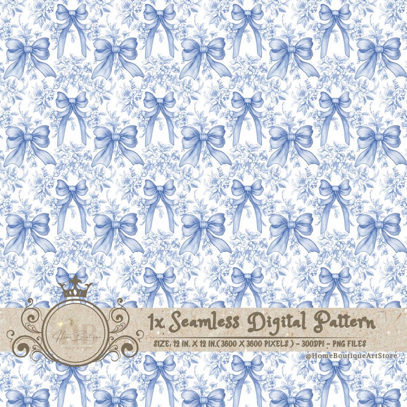 Blue Bow Wallpaper for Laptop - Etsy