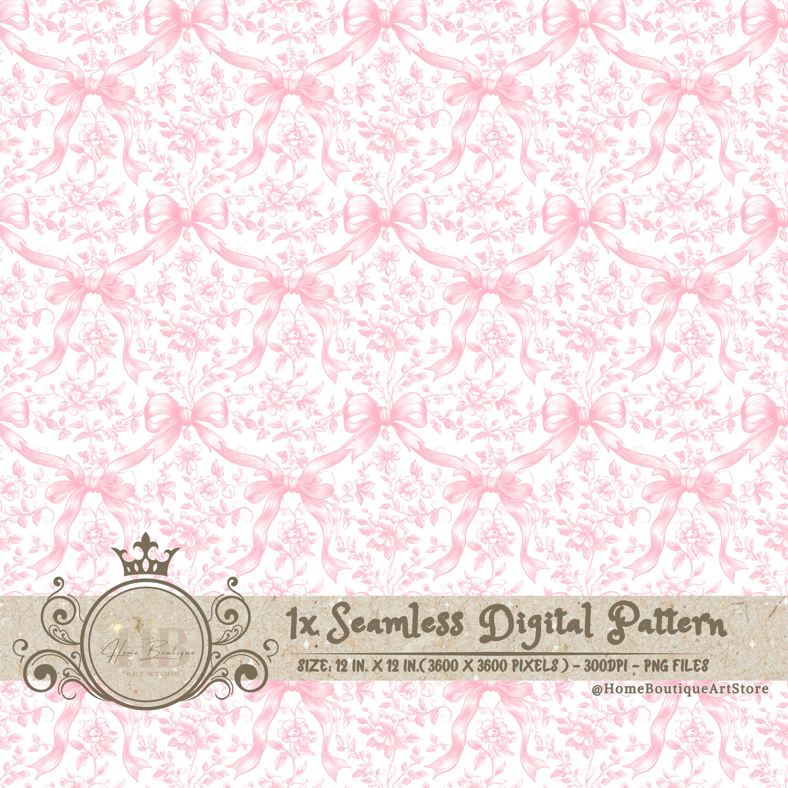 Pink Vintage Pattern Background