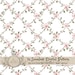 Peach Toile Coquette Seamless Patterns Bows Digital Paper Wallpaper ...