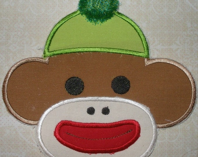 Custom Order Sock Monkey DIY Embroidered Appliques for Smd73 - Etsy