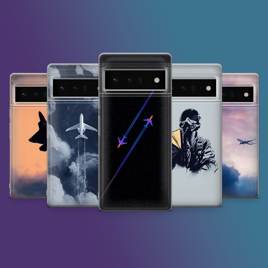 Jet Plane Phone Case Aeroplane Pilot Cover for Google Pixel 8A, 8pro ...