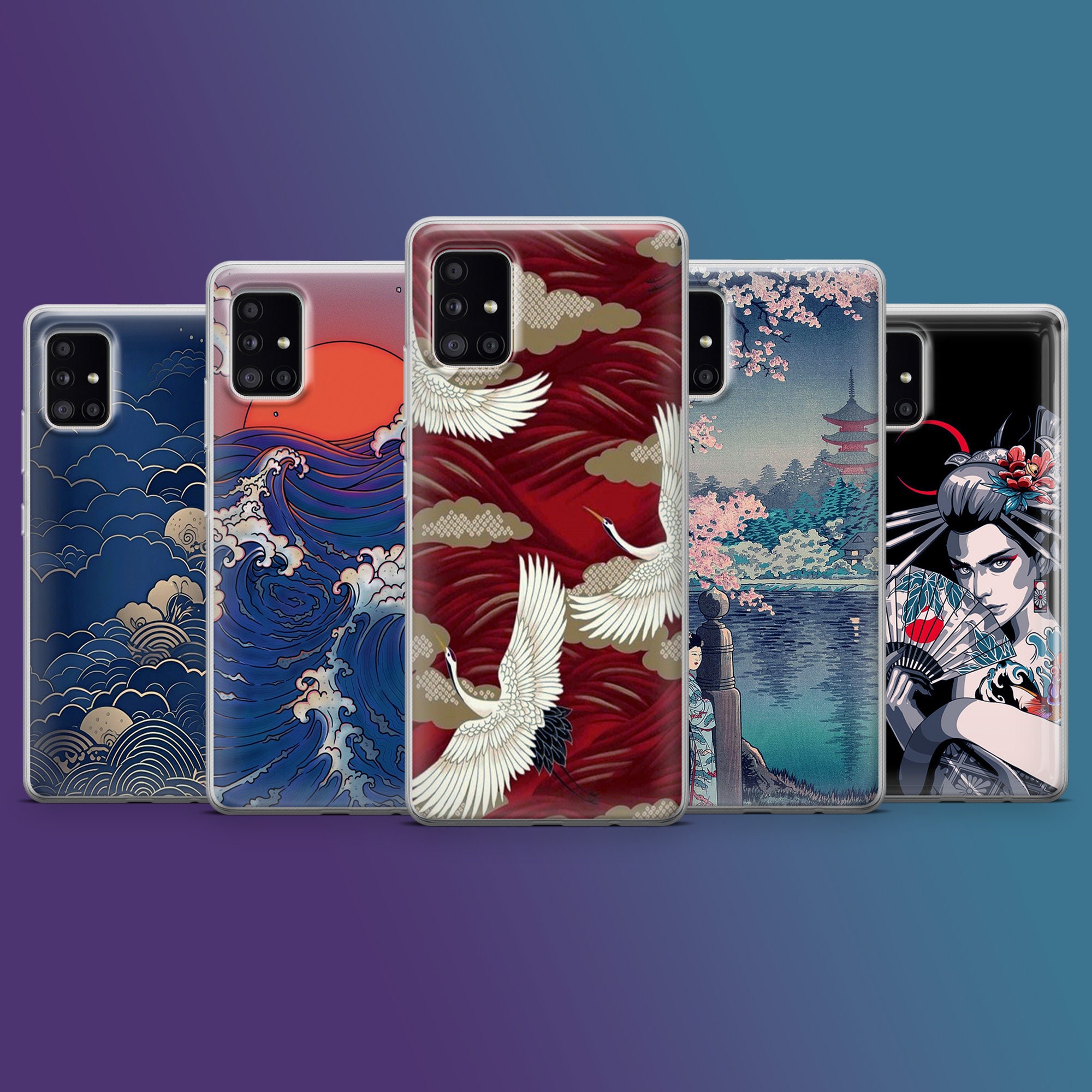 Kimono Geisha Phone Case Japanese Tradition Cover for iPhone 15, 14, 13 ...