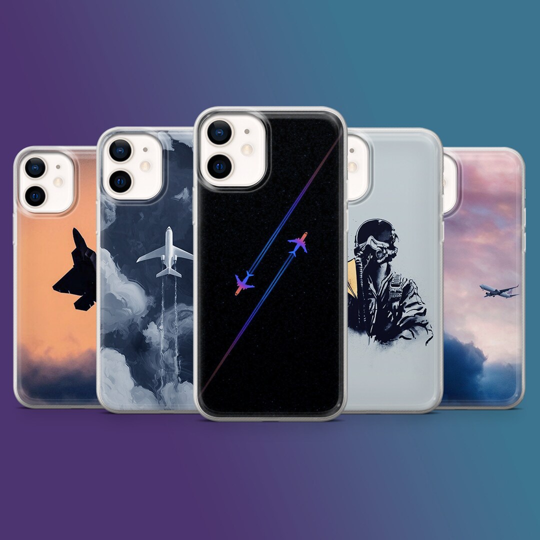 Aircraft Flight Phone Case Airplane Wings Cover for iPhone 15, 14, 13 ...